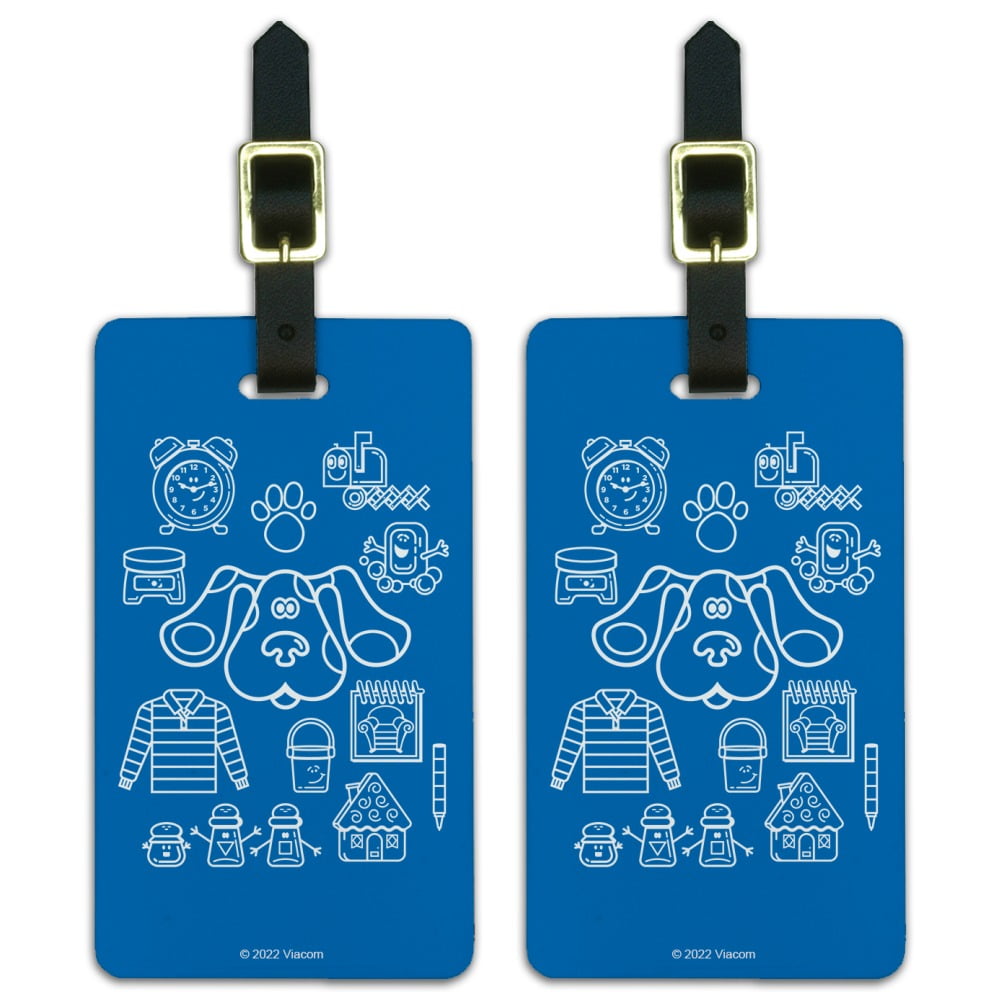 Blues Clues Iconic Art Luggage ID Tags Set of 2 - Walmart.com
