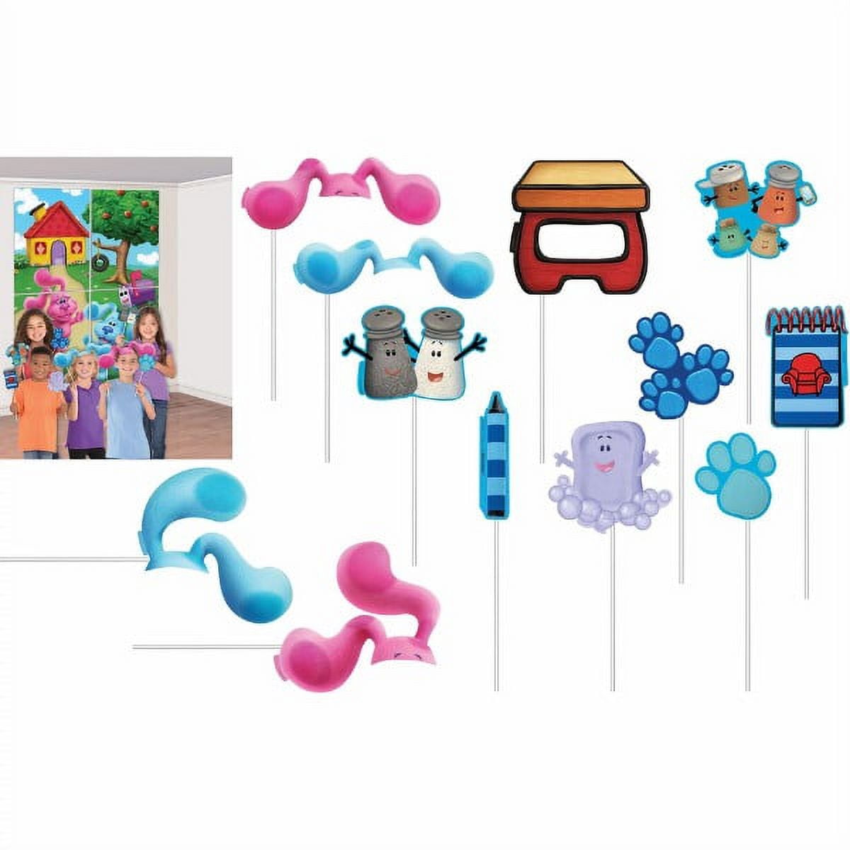 Blue's Clues Party Photo Booth Props - Walmart.com