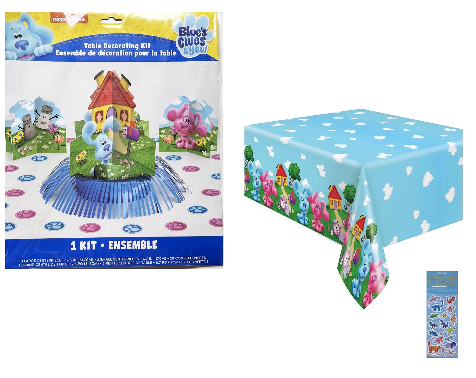 Blue's Clues Party Supplies Bundle includes Table Decorating ...
