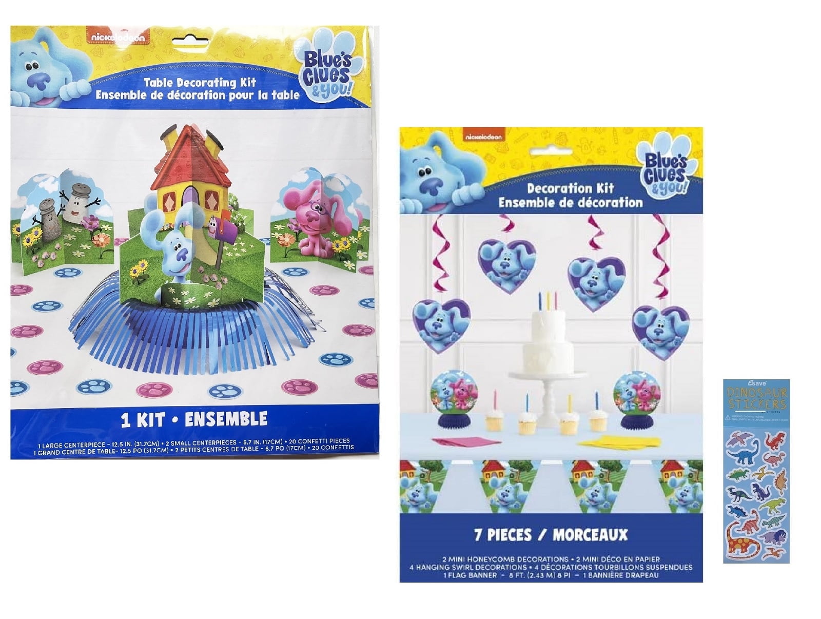 Blue's Clues Party Supplies Bundle includes Table Decorating ...