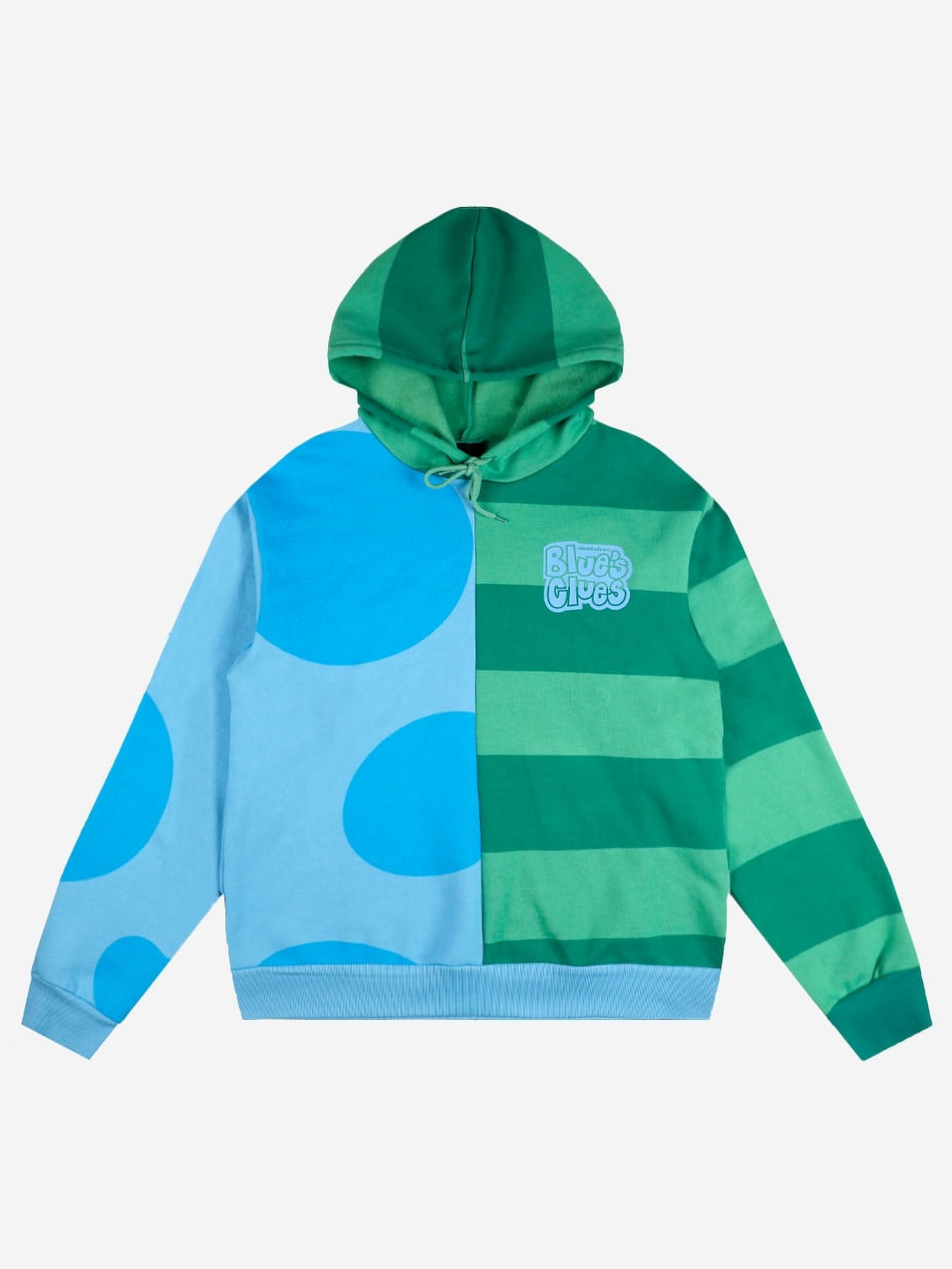Blue's Clues Striped Spot Split Hoodie-Medium - Walmart.com
