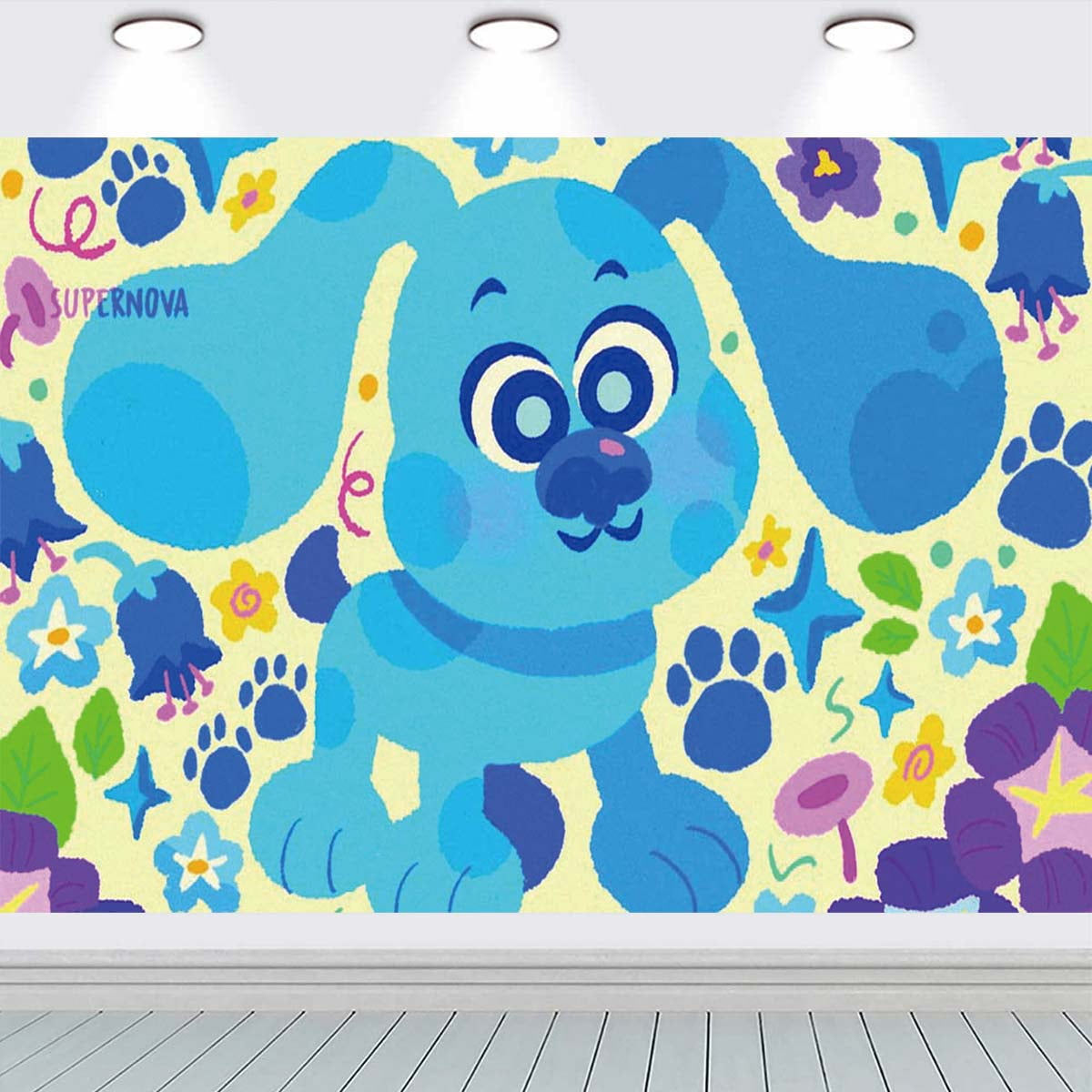 Blue's Clues Taspestry Wall Decor school Background Backdrop Party ...