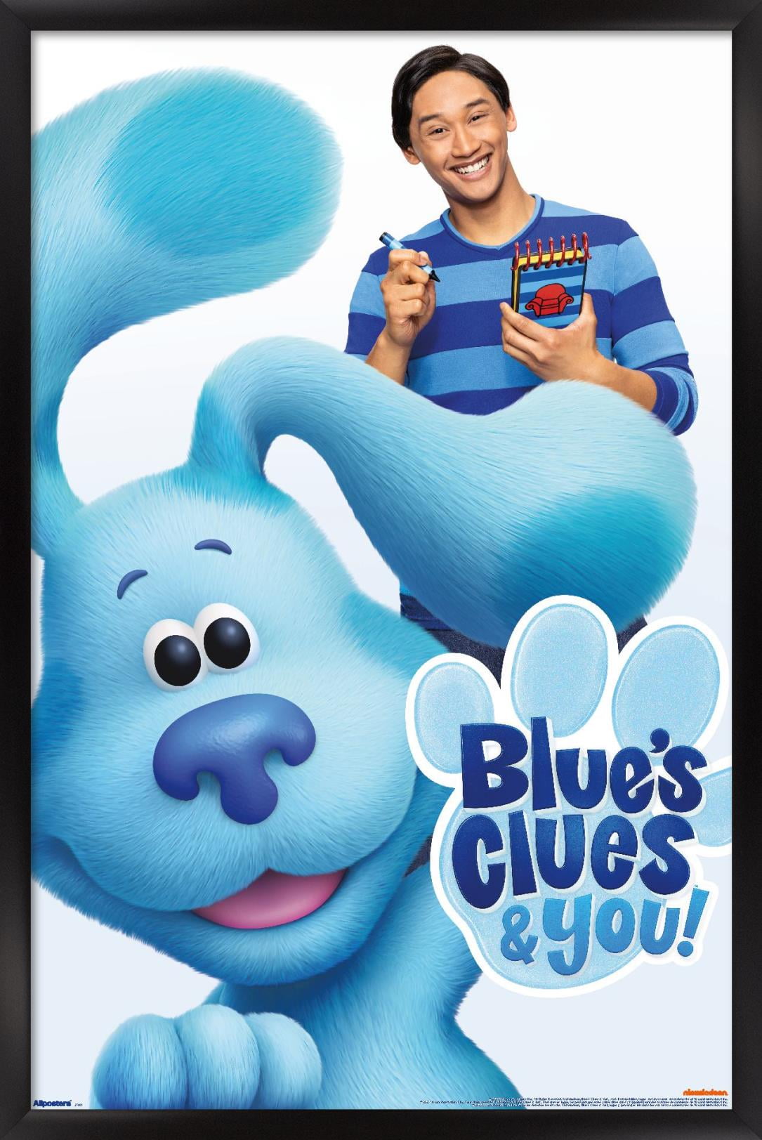 Blue's Clues & You (2019) - One Sheet Wall Poster, 22.375" x 34" Framed ...