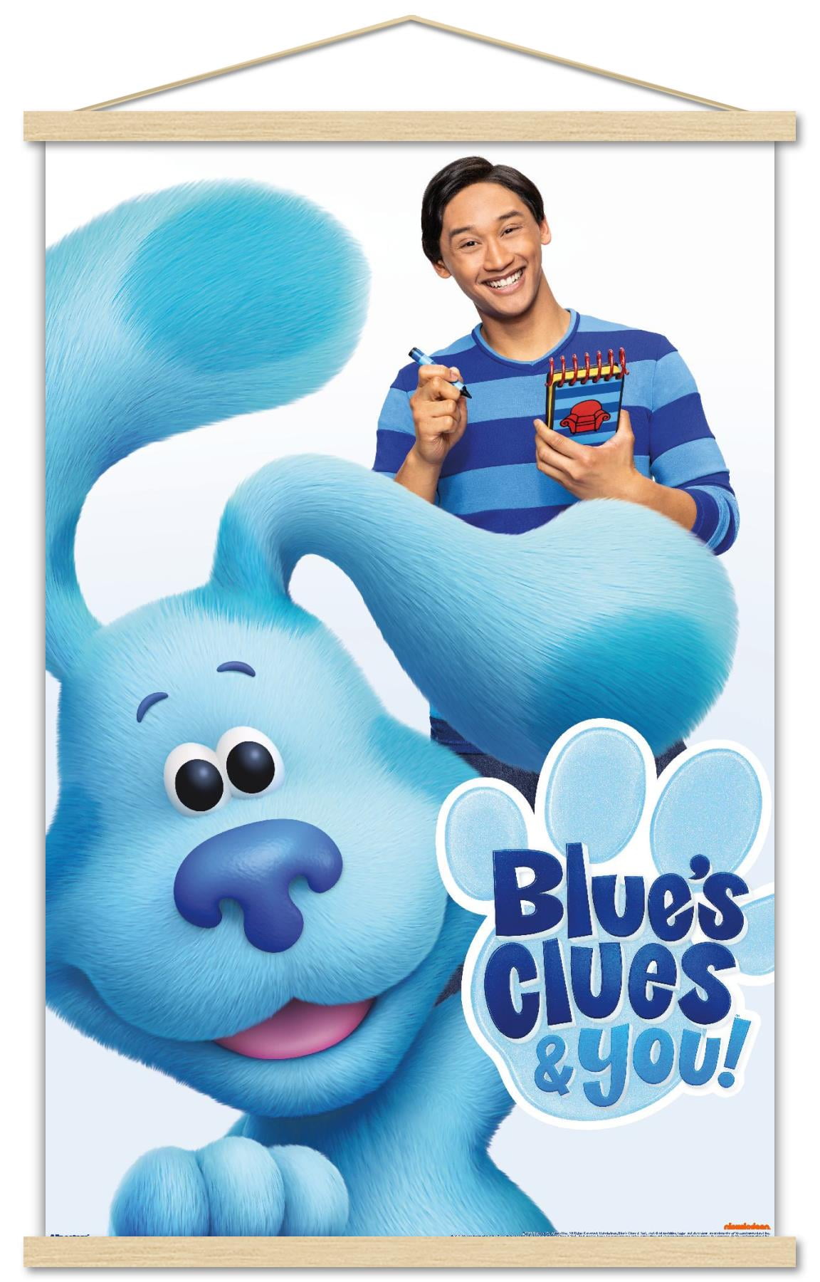 Blue's Clues & You (2019) - One Sheet Wall Poster with Magnetic Frame ...