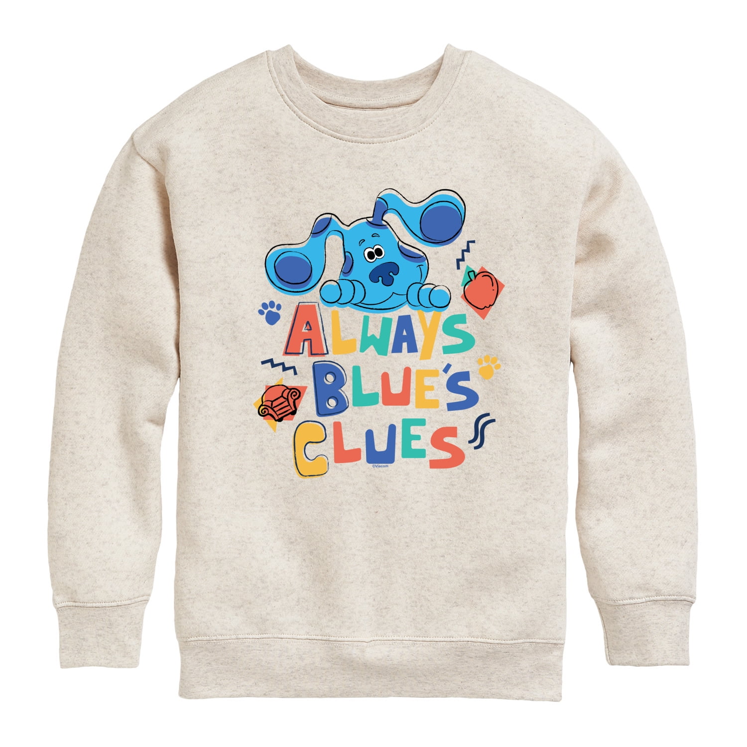 Blue's Clues & You! - Always Blue's Clues - Toddler & Youth Crewneck ...
