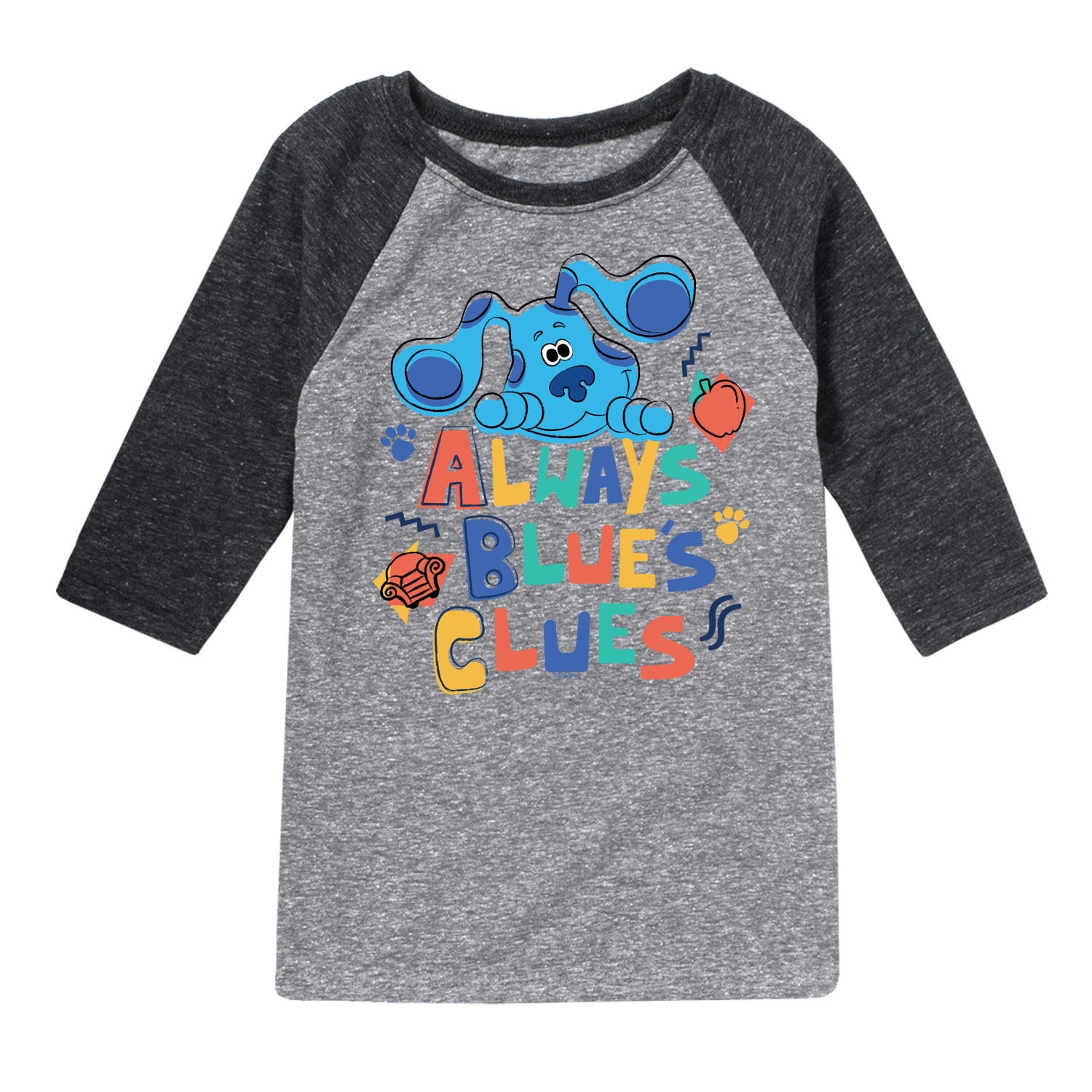 Blue's Clues & You! - Always Blue's Clues - Toddler & Youth Raglan ...