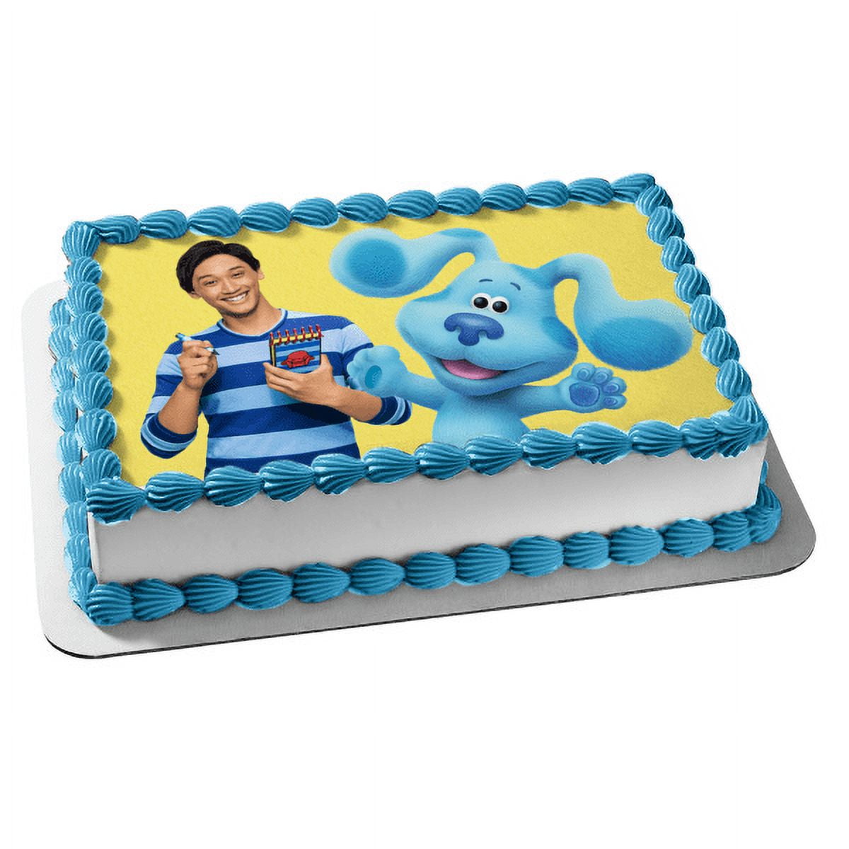 Blue's Clues & You! Blue Josh Edible Cake Topper Image ABPID52505 ...