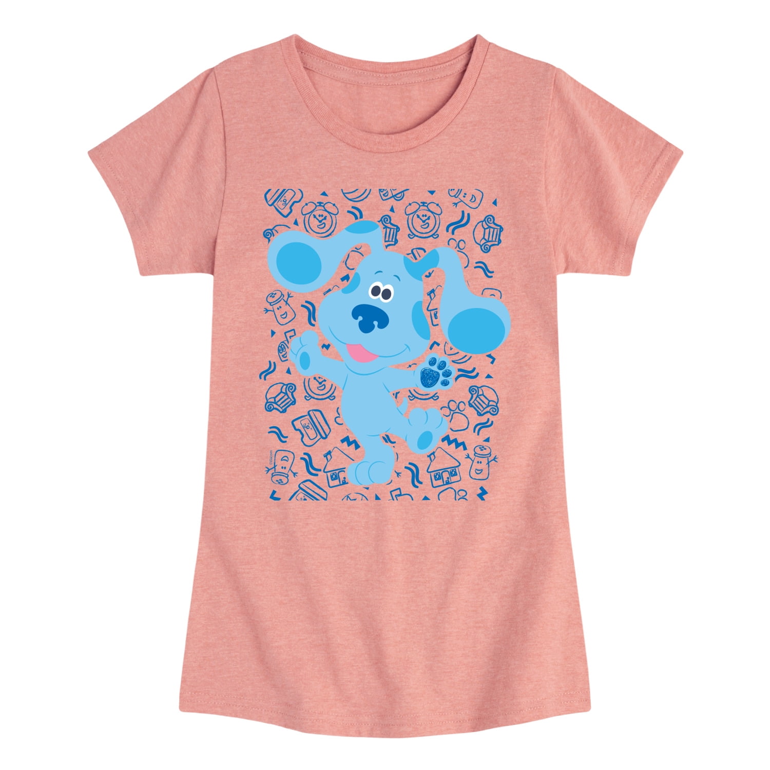 Blue's Clues & You! - Blue Waves Hello - Toddler & Youth Girls Short ...