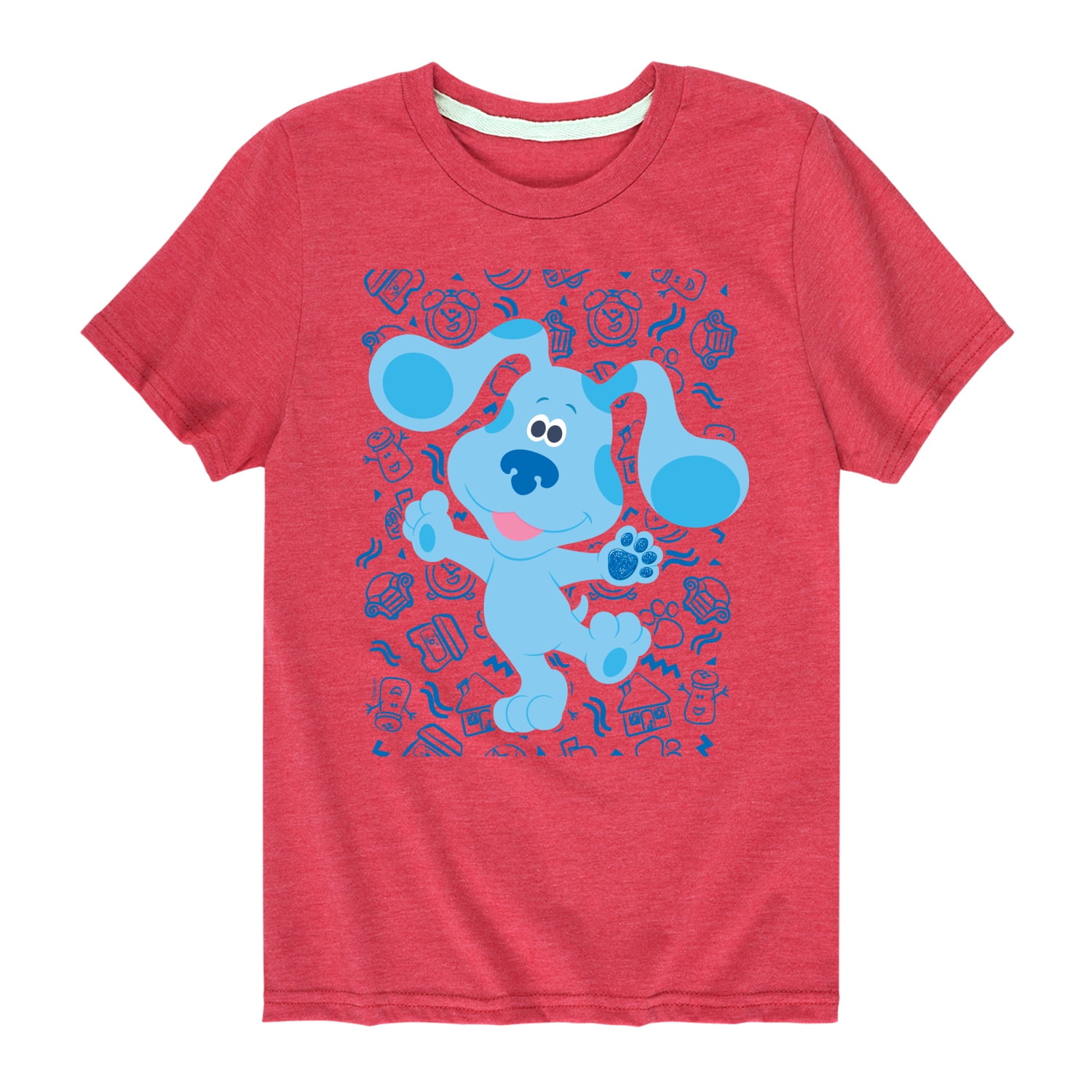Blue's Clues & You! - Blue Waves Hello - Toddler & Youth Short Sleeve ...
