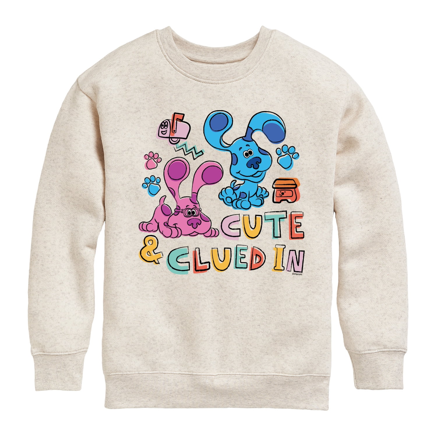 Blue's Clues & You! - Cute & Clued In - Toddler & Youth Crewneck Fleece ...
