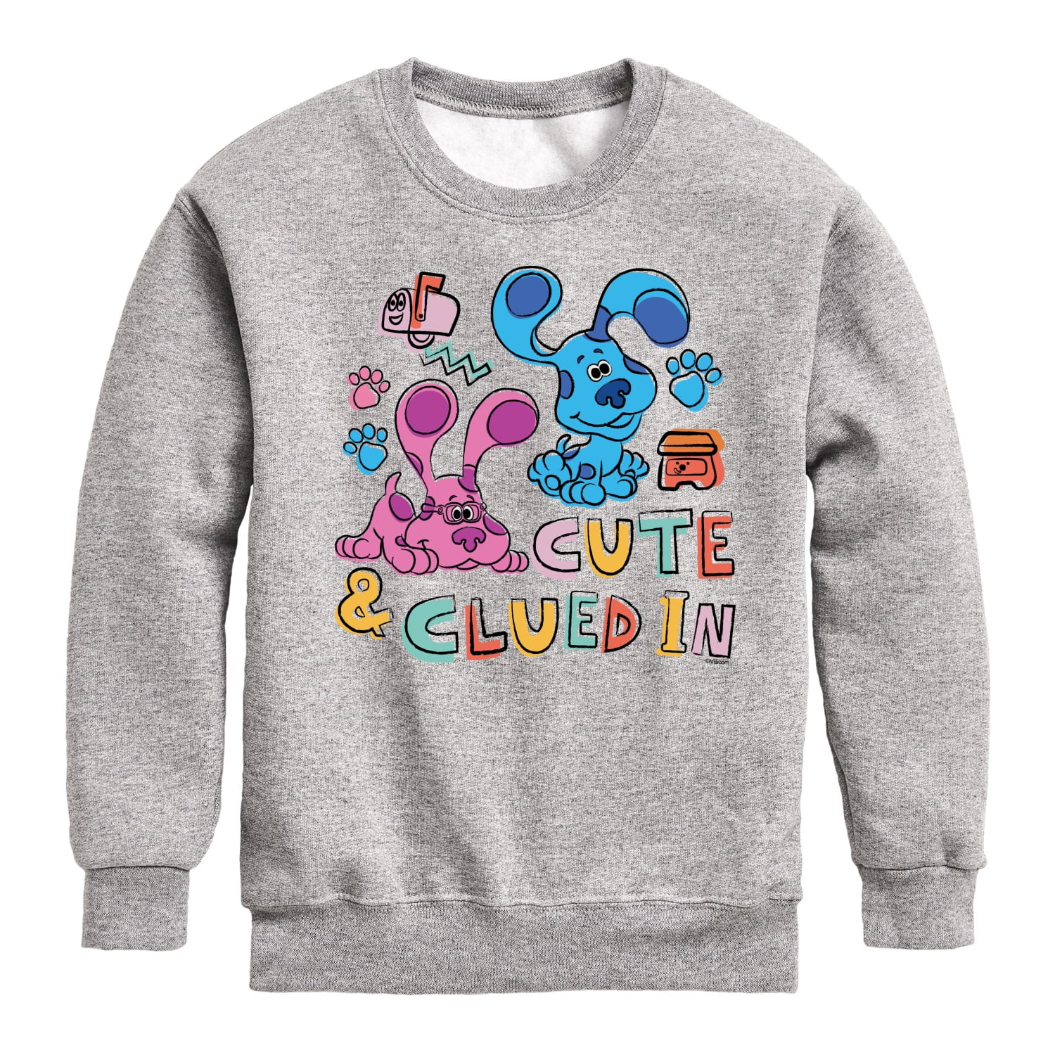 Blue's Clues & You! - Cute & Clued In - Toddler & Youth Crewneck Fleece ...
