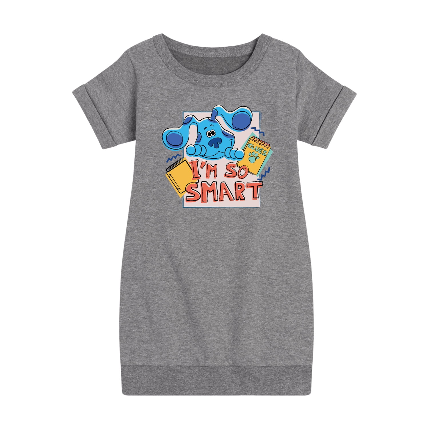 Blue's Clues & You! - I'm So Smart - Toddler & Youth Girls Fleece Dress ...