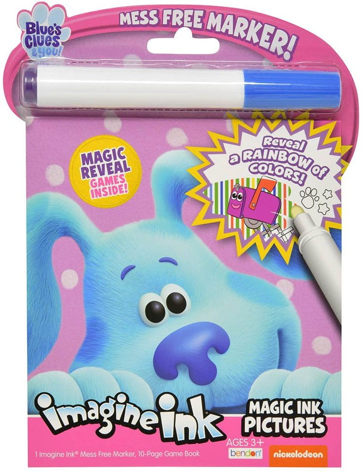 Blue's Clues & You! Imagine Ink Magic Ink Pictures Activity Book ...