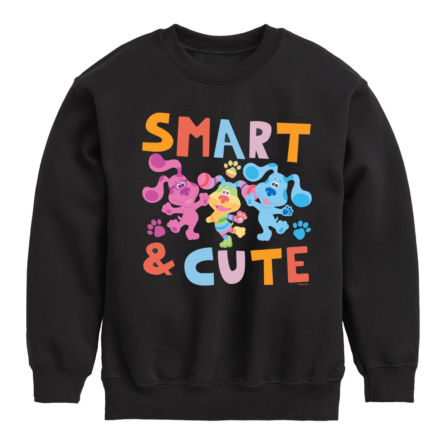 Blue's Clues & You! - Smart & Cute - Toddler & Youth Crewneck Fleece ...