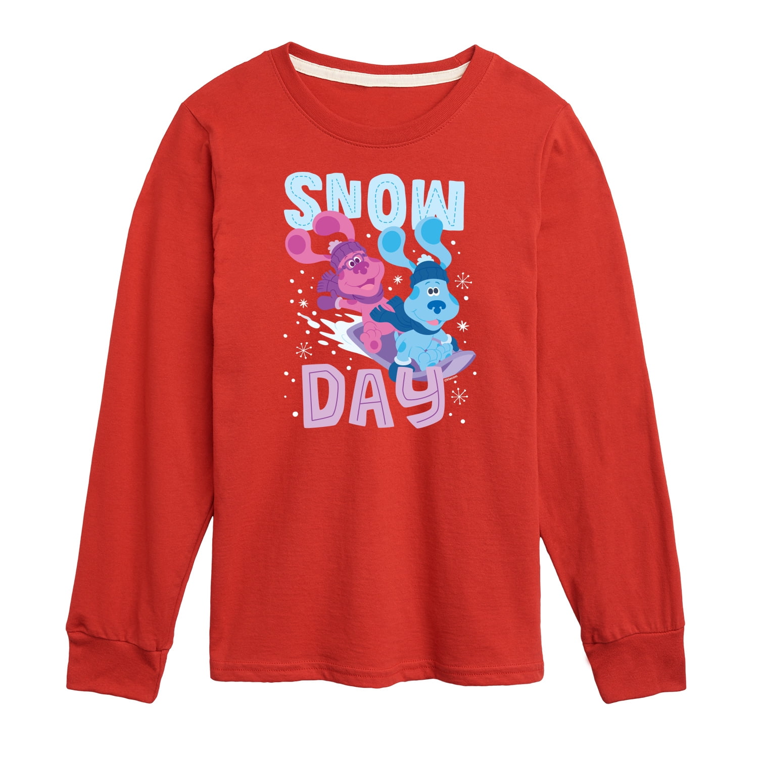 Blue's Clues & You! - Snow Day - Toddler And Youth Long Sleeve Graphic ...