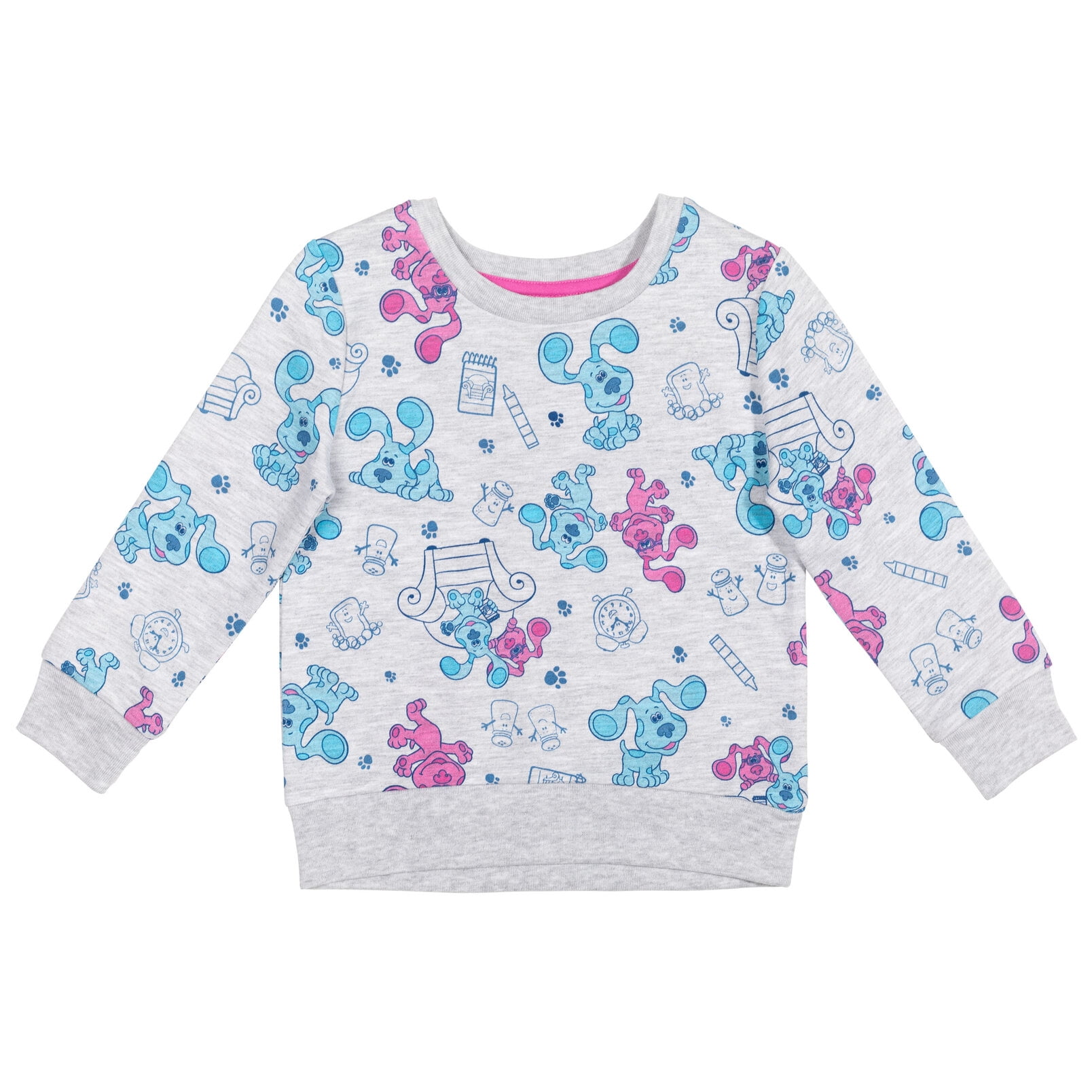 Blue's Clues & You! Toddler Girls Sweatshirt, Comfy Child Outfit Shirt ...