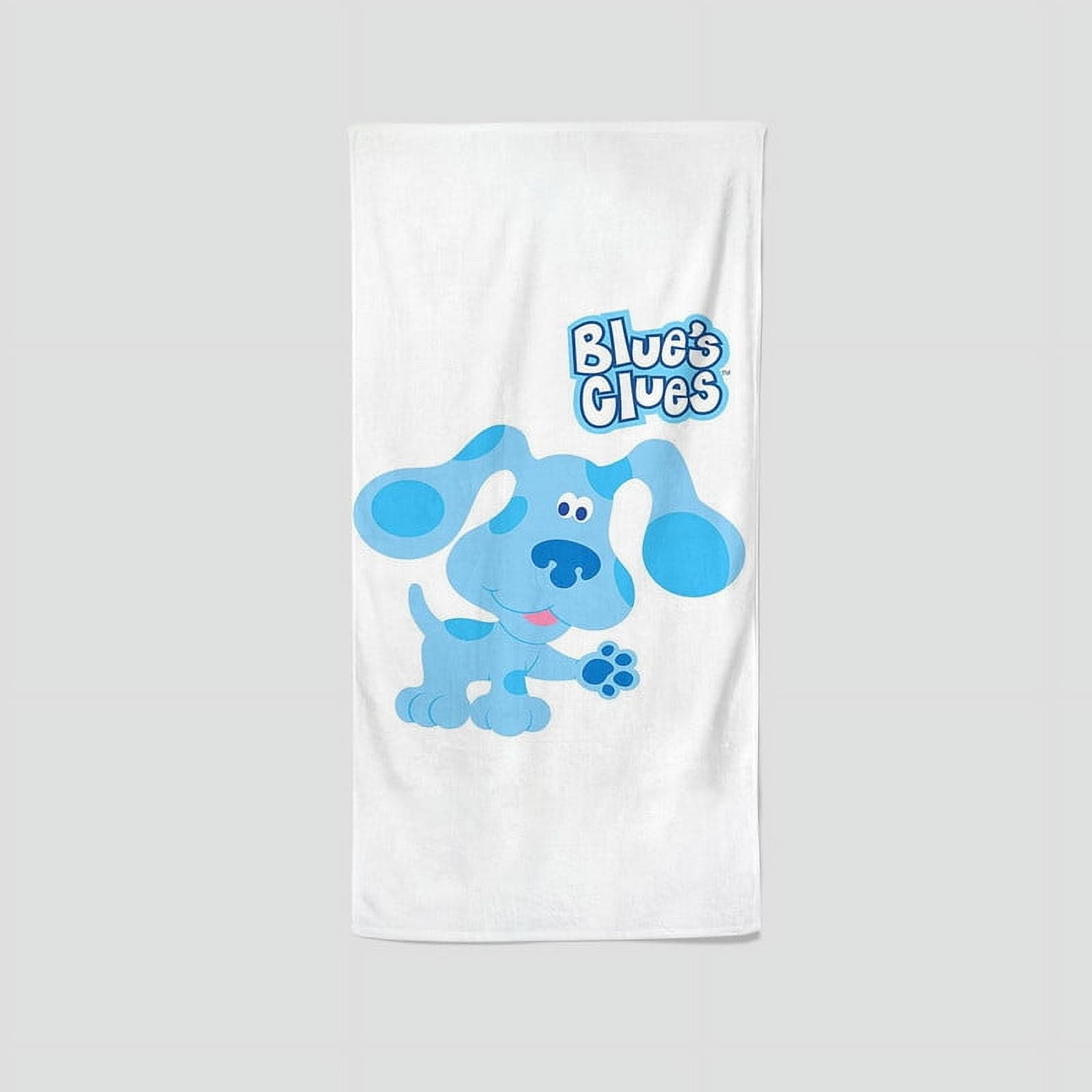 Blue's Clues's single-sided towel has a unique design, making it a ...