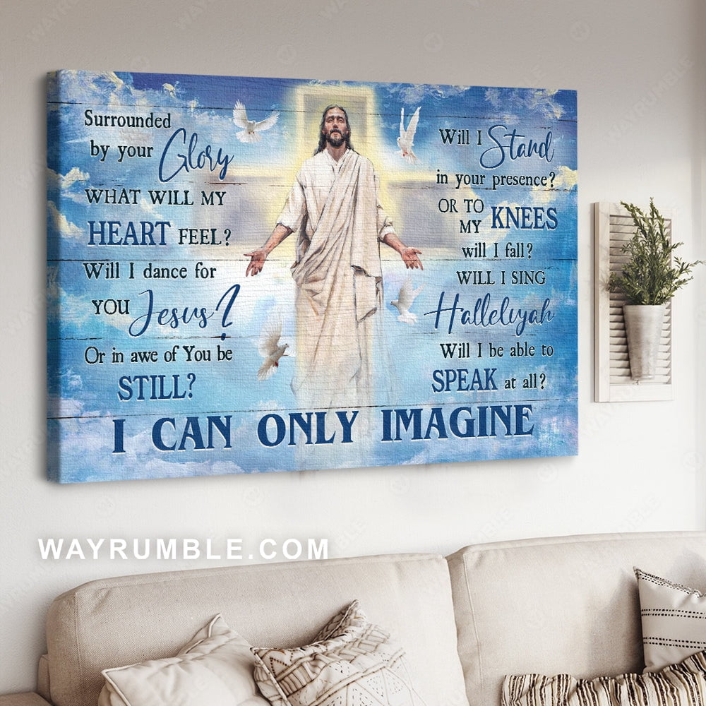 Blue sky, Holy spirit dove, Jesus painting, I can only imagine - Jesus ...