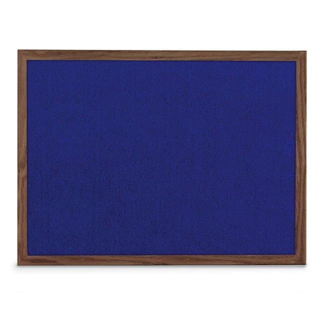 Blue tack board 24' x 18' with Walnut wood frame - Walmart.com