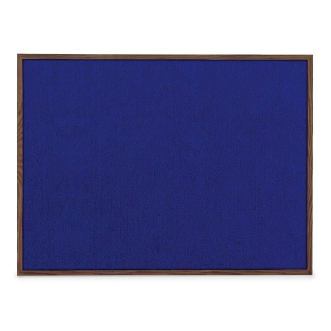 Blue tack board 48' x 36' with Walnut wood frame - Walmart.com