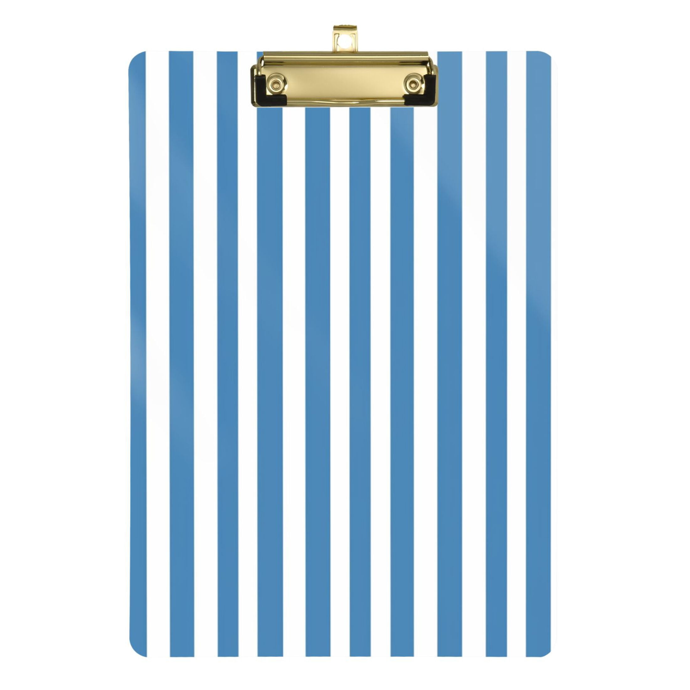 Blue-white Narrow Stripes Acrylic Clipboard Drawing Board Clipboard ...