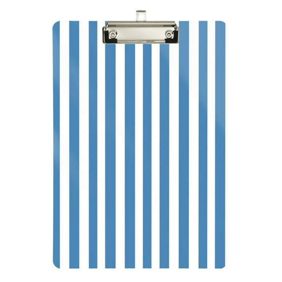 Blue-white Narrow Stripes Acrylic Clipboard Drawing Board Clipboard ...