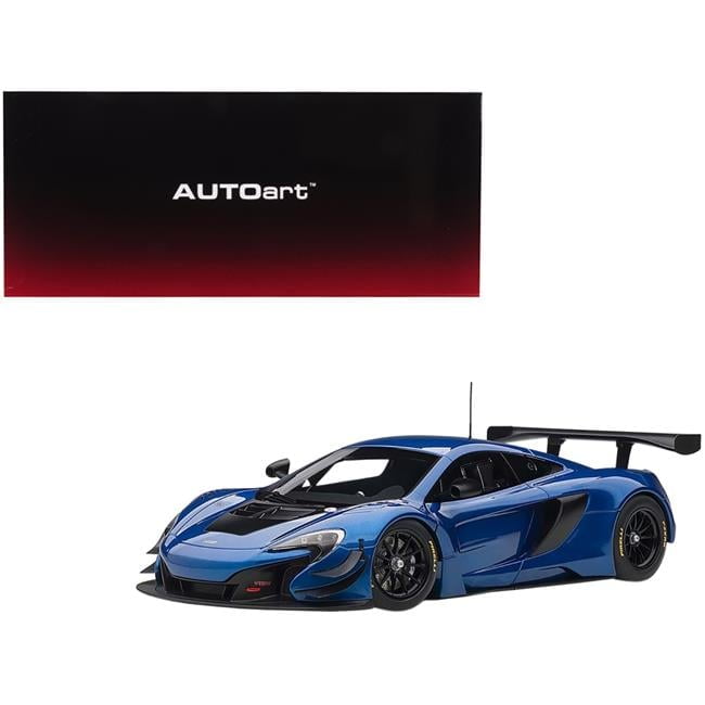 Blue with Black Accents 1 by 18 Scale Model Car for Mclaren 650S GT3 ...