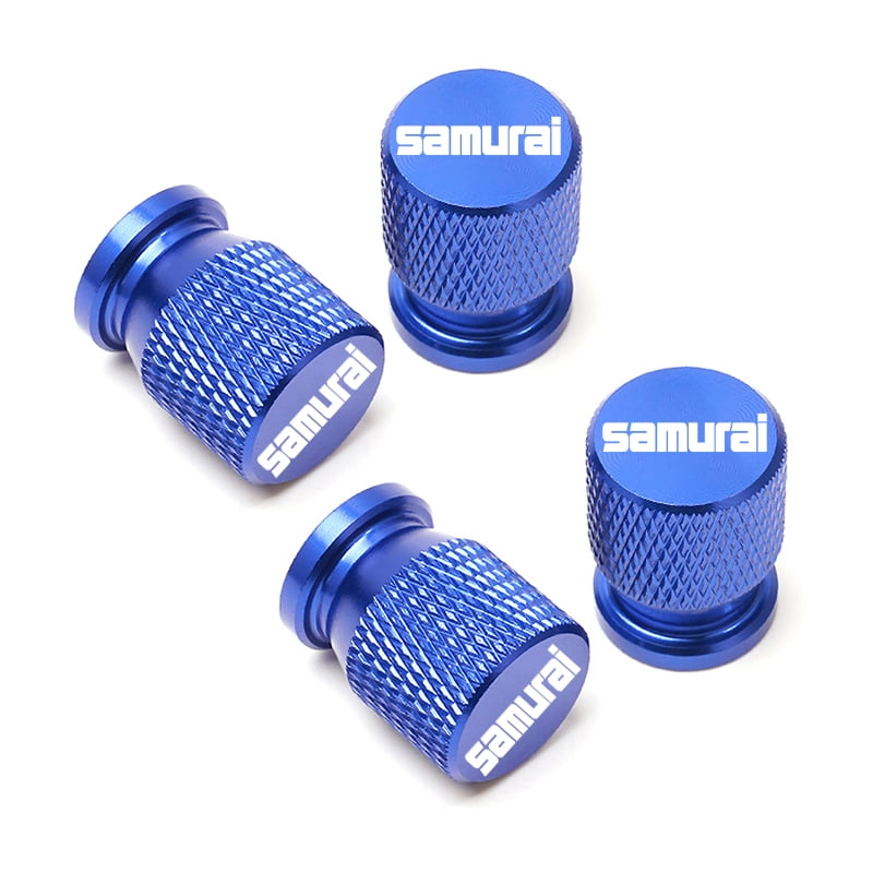 Blue2-Car Wheel Center Caps with Logo, Stem Covers, Dustproof ...