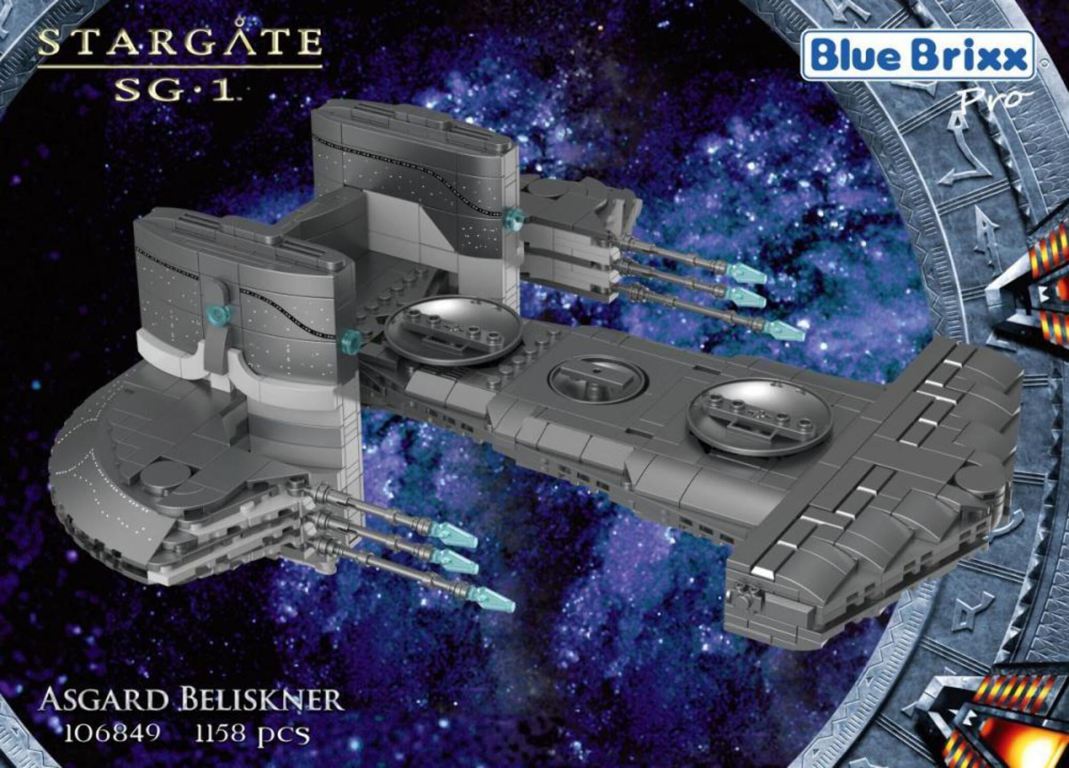 BlueBrixx Stargate Asgards Beliskner #106849 - Walmart.com