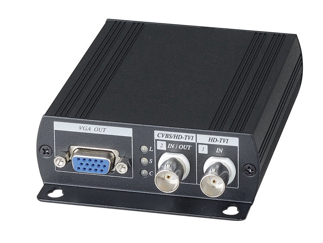 BlueCCTV CCTV HD TVI Video Converter Converters HDMI, BNC, VGA Three in ...