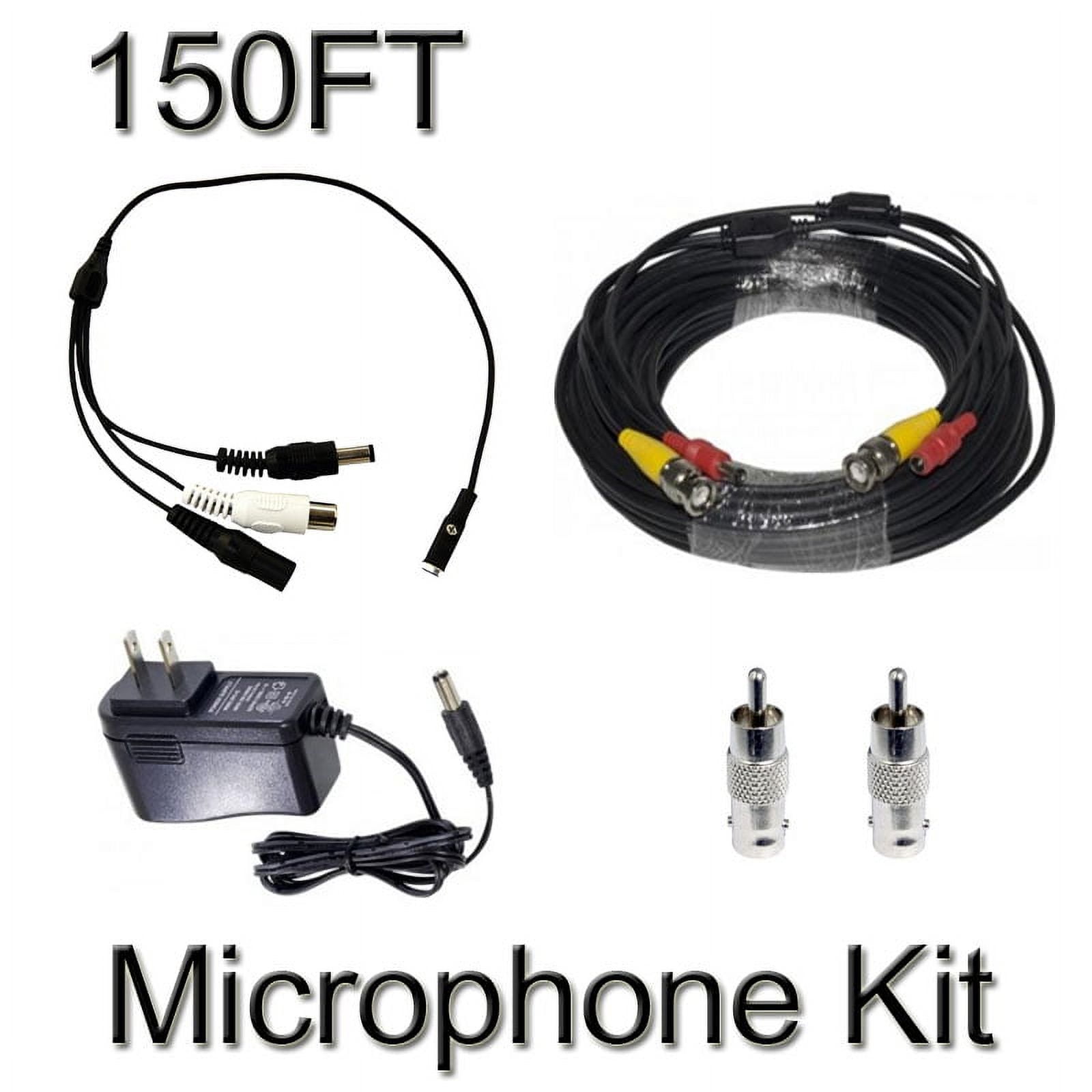 BlueCCTV CCTV Microphone Kits for Q-SEE, Swann Any Surveillance DVR ...