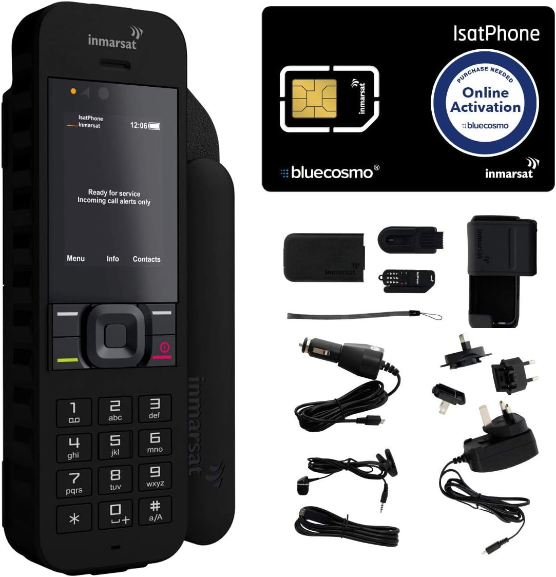 BlueCosmo Inmarsat IsatPhone 2 Satellite Phone Kit - 1: SIM Card ...