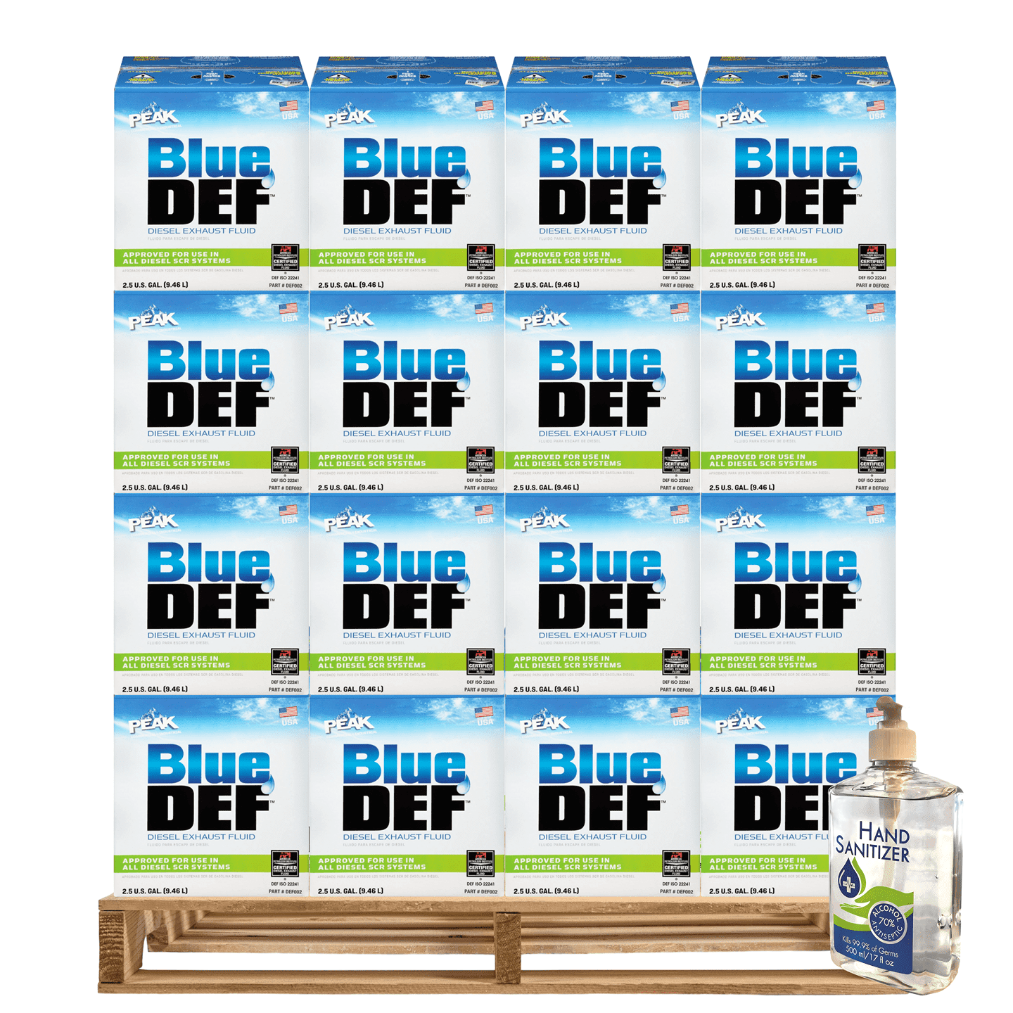 BlueDEF Diesel Exhaust Fluid 2.5 Gal Box - for Diesel Vehicles with SCR ...