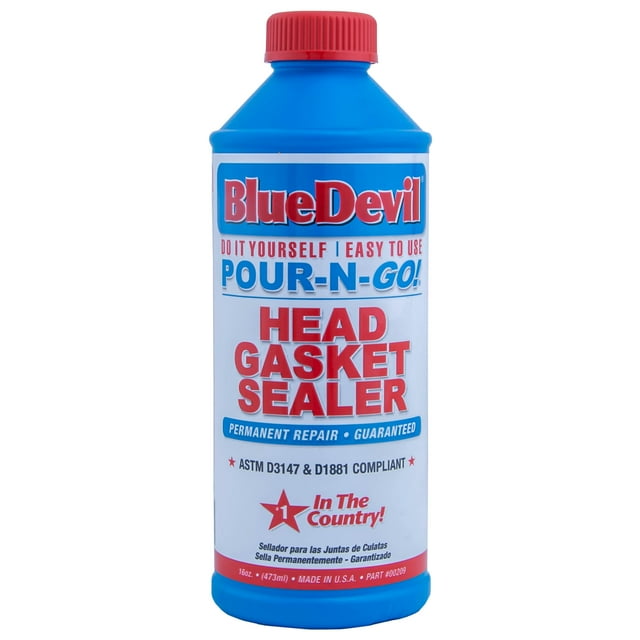 BlueDevil Pour-N-Go Head Gasket Sealer, Car Engine Leak Repair ...