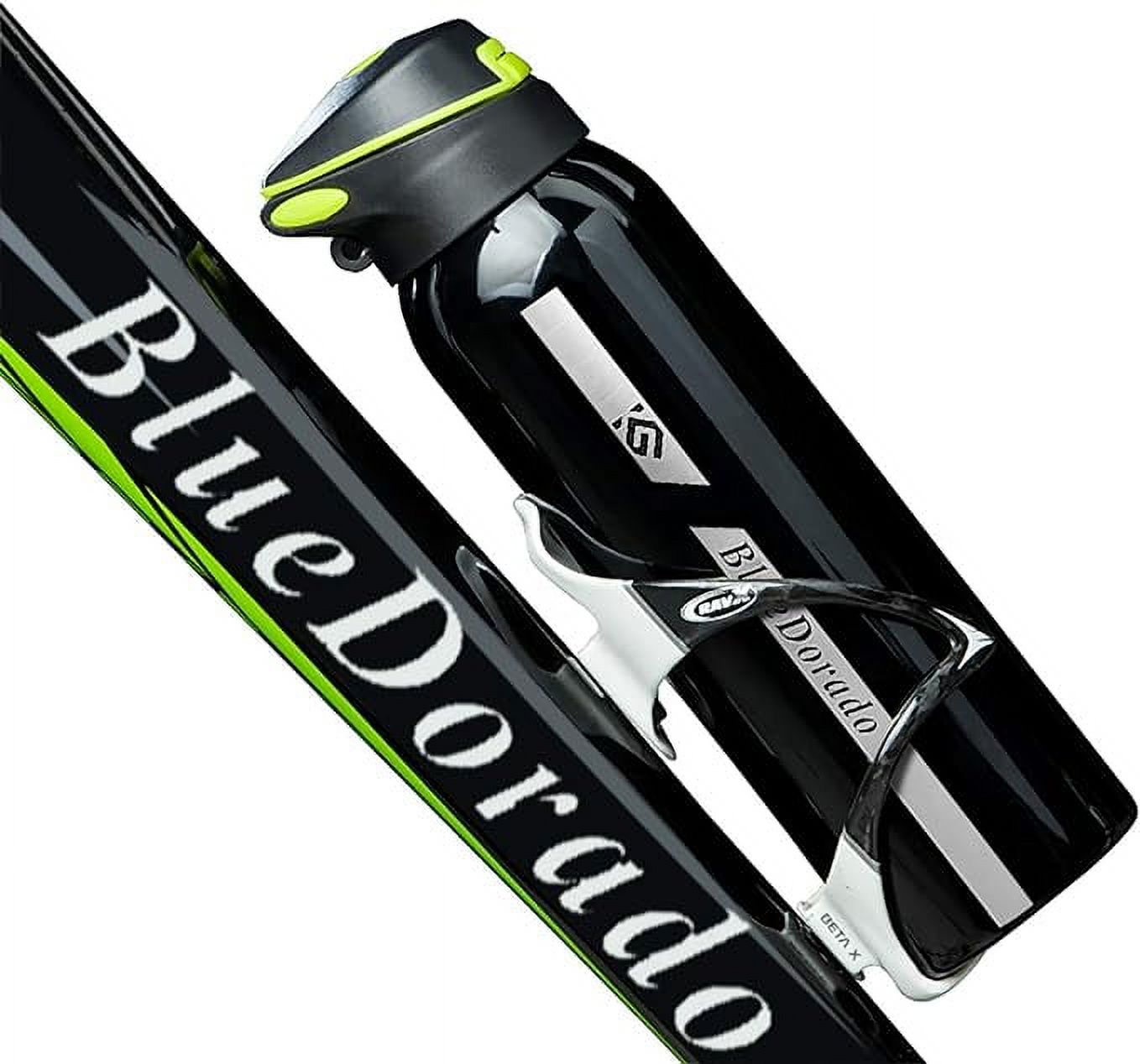 BlueDorado Bicycle Water Bottle, Vacuum Stainless Steel Cycling Water Bottle, Modern Double ...