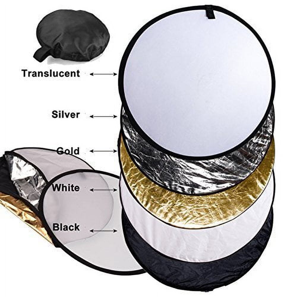 BlueDot Trading? 5 in 1 Photo Photographic Reflector Set ~ 110cm, 43.3 ...