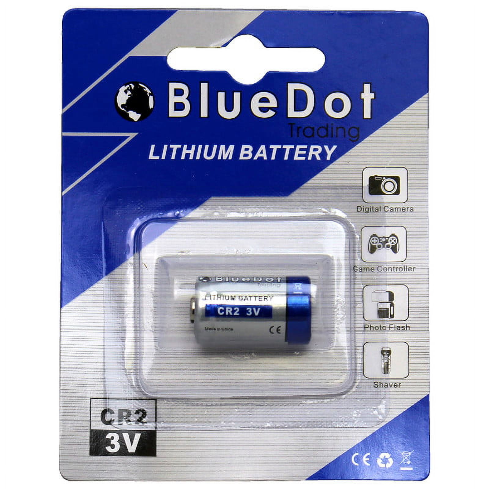 BlueDot Trading Brand CR2 3 Volt Lithium Camera Battery - 1 Pack ...