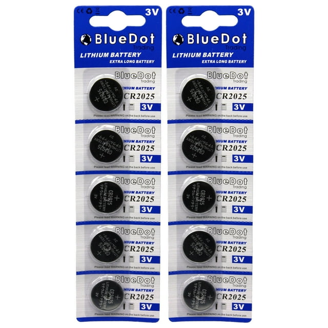 BlueDot Trading CR2025 (also known as CR5003LC) Lithium Manganese ...