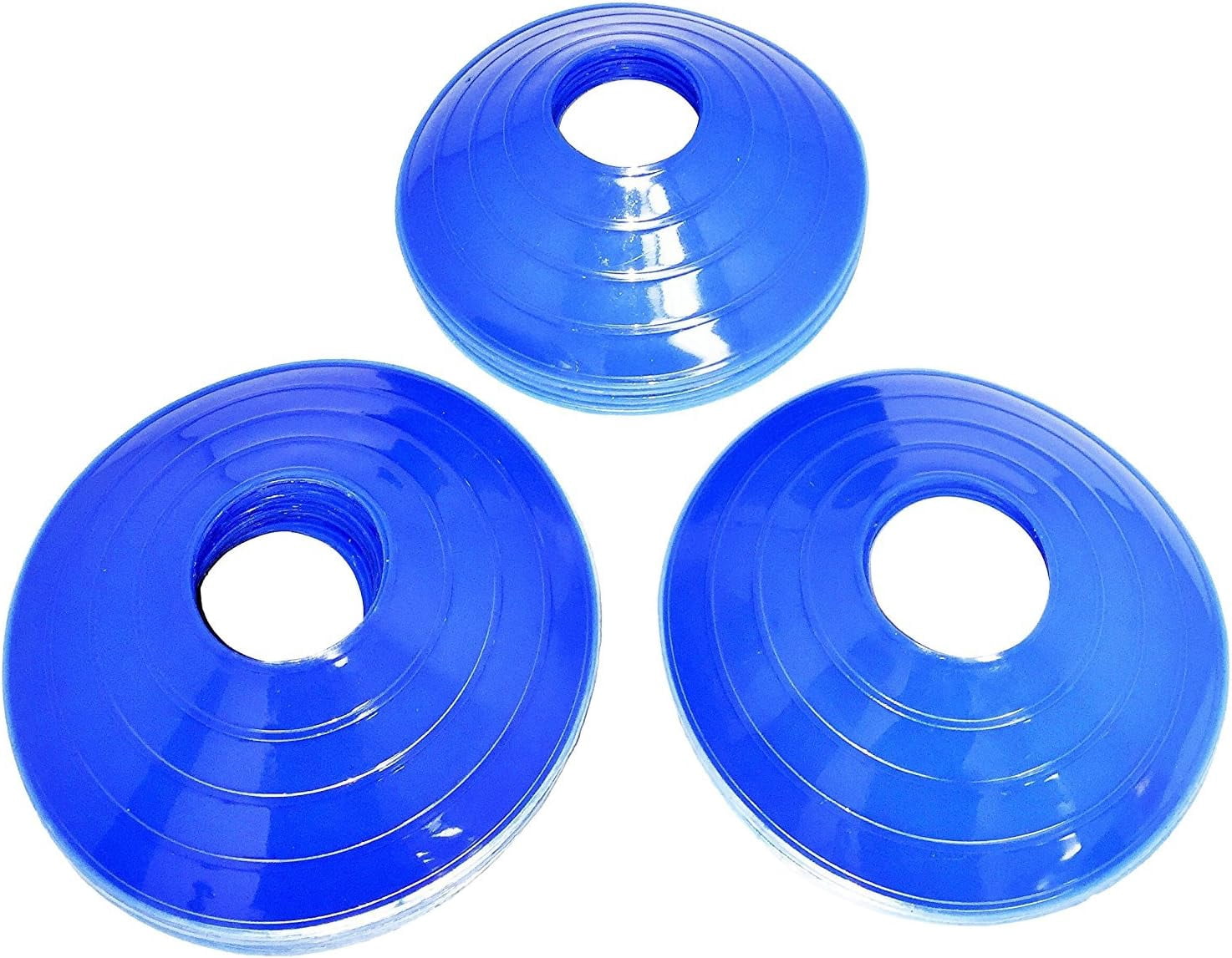 BlueDot Trading High Visibility Disc Cones for Sports, Agility Training ...