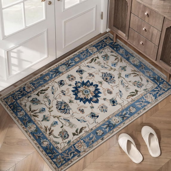 BlueDreamer 2x3 Entryway Rug for Front Door Bedroom Kitchen, Washable ...