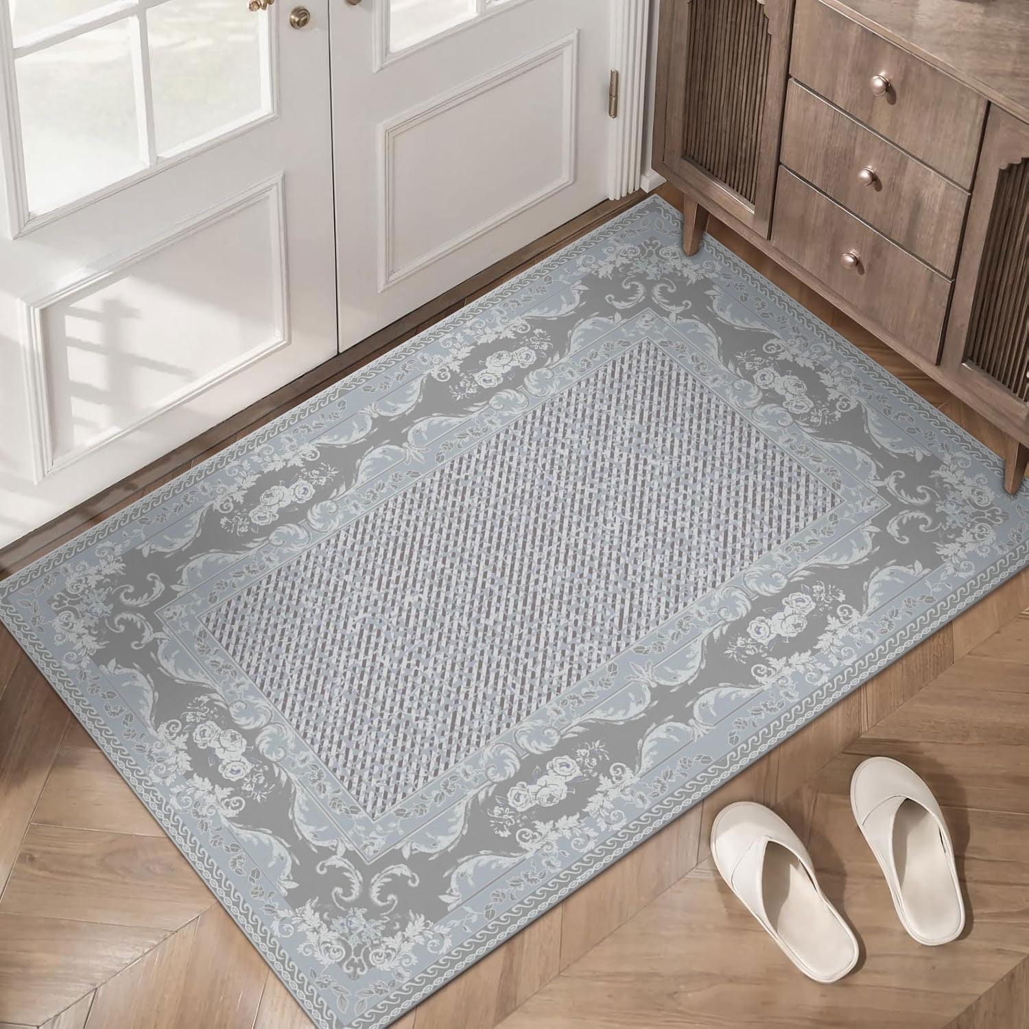 BlueDreamer 2x3 Entryway Rug for Front Door Bedroom Kitchen, Washable ...
