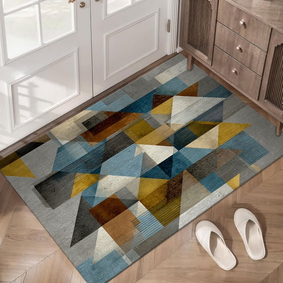 BlueDreamer 2x3 Entryway Rug for Front Door Bedroom Kitchen, Washable ...