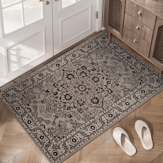 BlueDreamer 2x3 Entryway Rug for Front Door Bedroom Kitchen, Washable ...