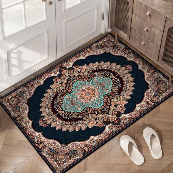 BlueDreamer 2x3 Entryway Rug for Front Door Bedroom Kitchen, Washable ...