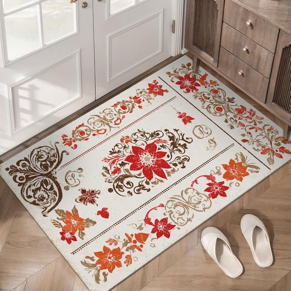 BlueDreamer 2x3 Entryway Rug for Front Door Bedroom Kitchen, Washable ...