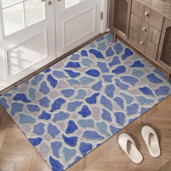 BlueDreamer 2x3 Entryway Rug for Front Door Bedroom Kitchen, Washable ...