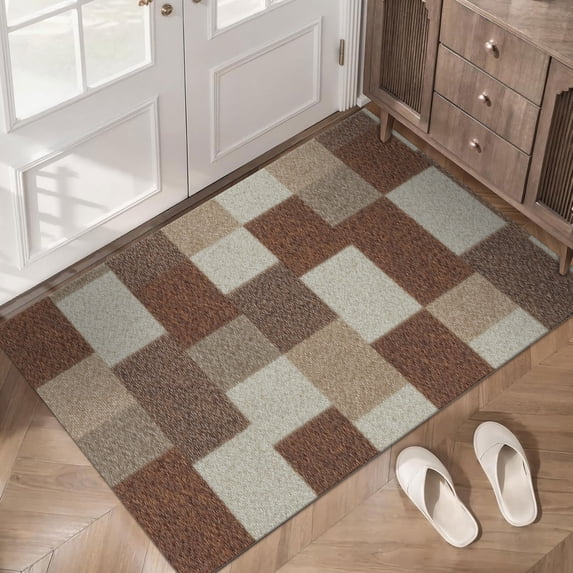 BlueDreamer 2x3 Entryway Rug for Front Door Bedroom Kitchen, Washable ...