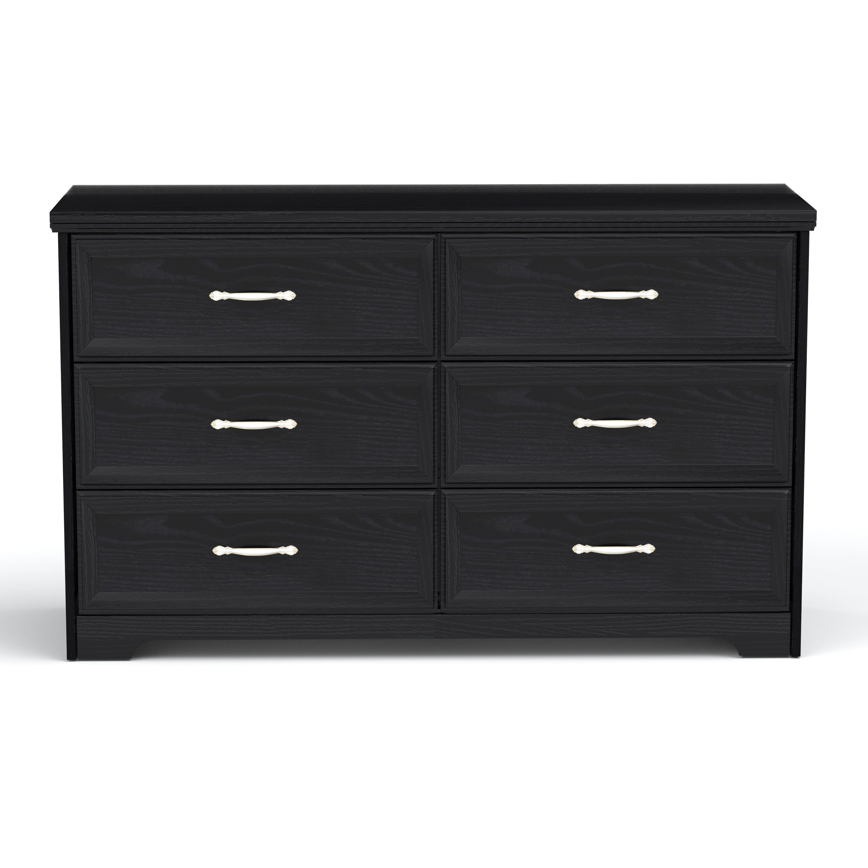 BlueDreamer Modern 3-Drawer Chest with 6 Storage Compartments, Metal ...