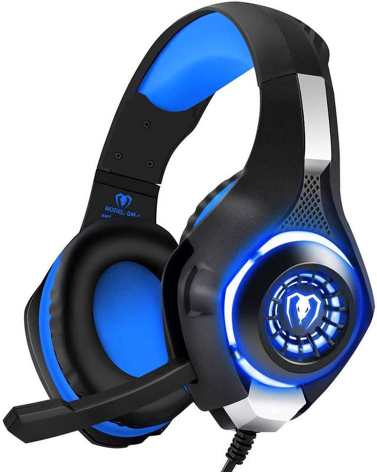 Gaming Headset, Over-Ear Headphones with Noise Cancelling Microphone ...