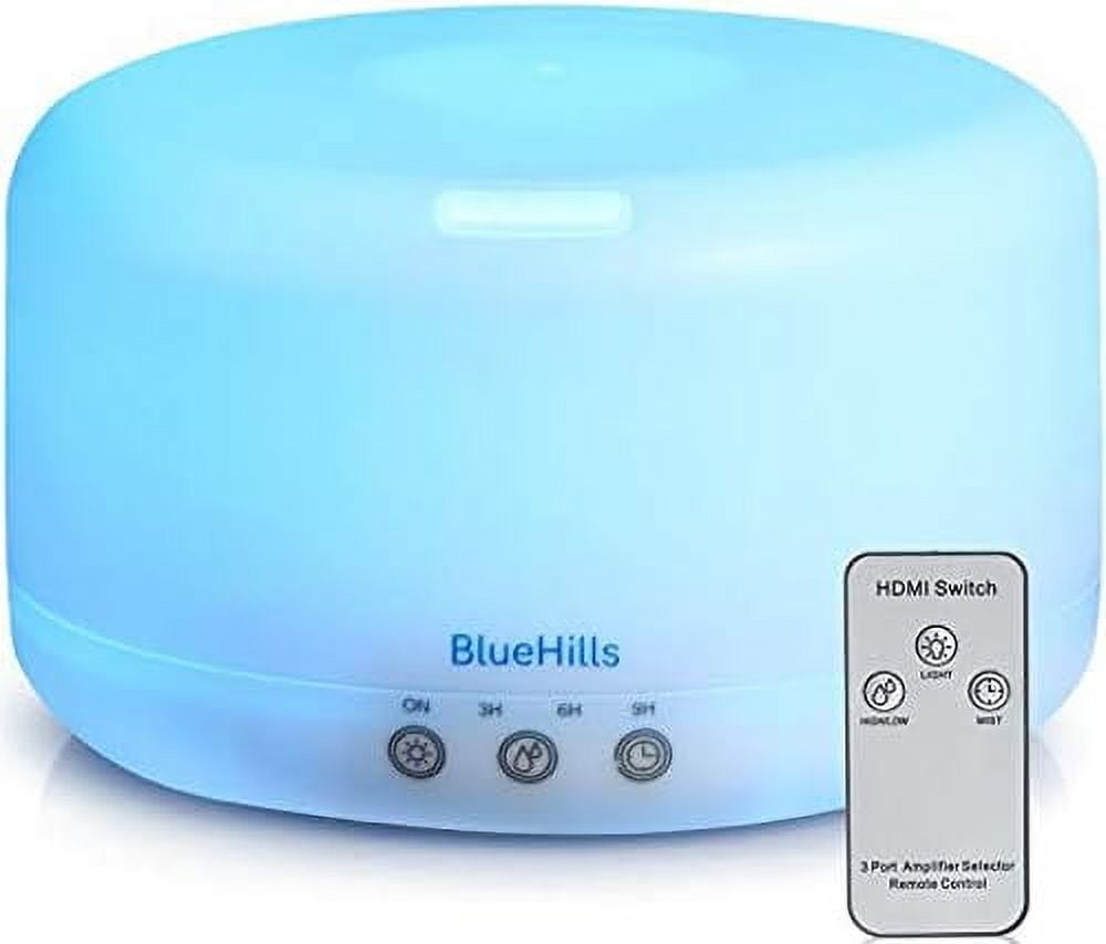 BlueHills 1000 ML Premium Humidifier Essential Oil Diffuser Combo with ...